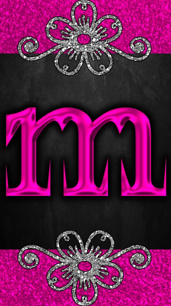 🔥 Free Download M By Gizzzi Wallpaper Monogram Hand Lettering Art by ...