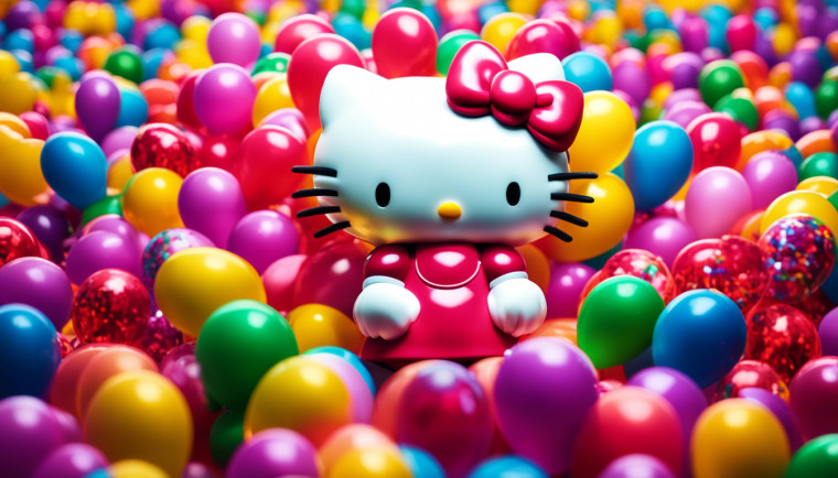 🔥 Free Download A Modern And Minimalist Hello Kitty Desktop Wallpaper ...