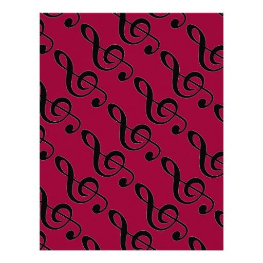 🔥 Free Download Vector Illustration Of A Decorative Treble Clef ...