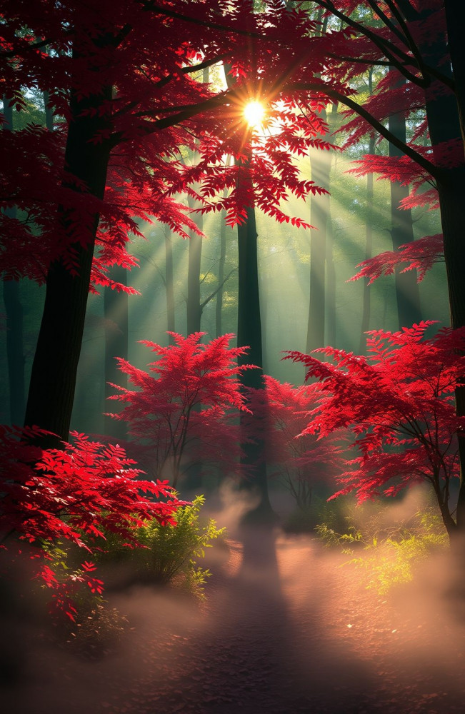🔥 [70+] Red Forest Wallpapers | WallpaperSafari