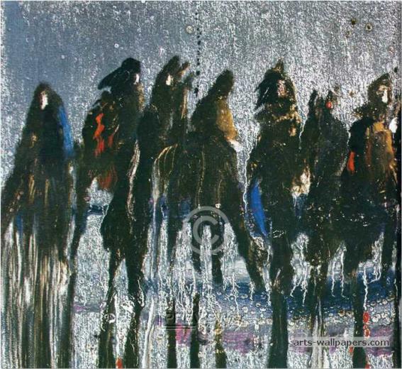 🔥 Free Download Native American Moon Shadow Drawing Painting by ...