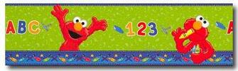 Free download sesame street wallpaper border toddler elmo room wall ...