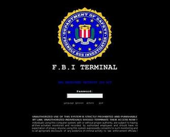 🔥 Free Download Fbi Terminal Wallpaper Logos by @williamwolf ...
