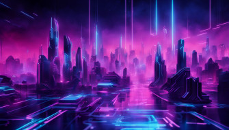 🔥 Free Download Desktop Wallpaper Hd 4k Cyber Futuristic Background by ...