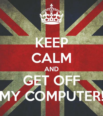 🔥 Free Download Keep Off My Laptop And Live Calm Carry On Image ...