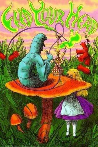 🔥 Free Download Trippy Weed Acid Lsd Alice In Wonderland Trip Marijuana ...