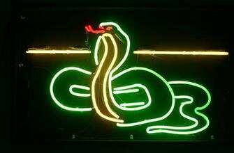 Free download neon green snake Neon snake wallpaper Digital Art ...